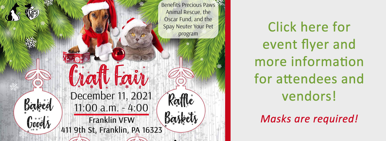 PPAR-Slide_CraftFair - Precious Paws Animal Rescue